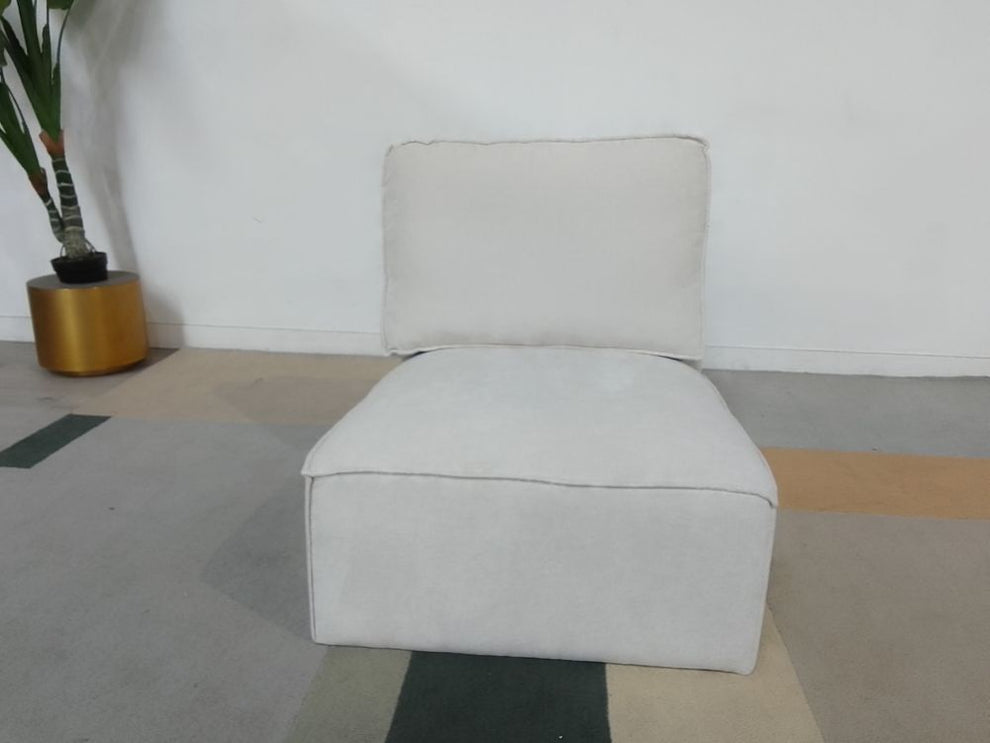 DUS-GOL-02798 Grade-B Dusk Modular Sofa Middle Piece - Ivory RRP £150 ...