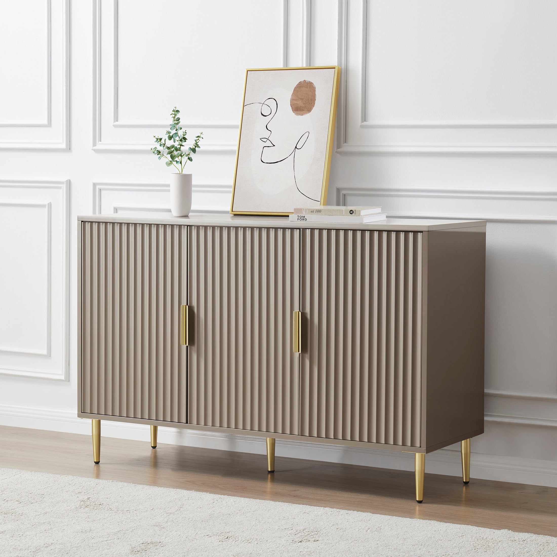 DUS-GOL-05610 Grade-B Dusk Evie Large Sideboard - Taupe RRP £143 ...