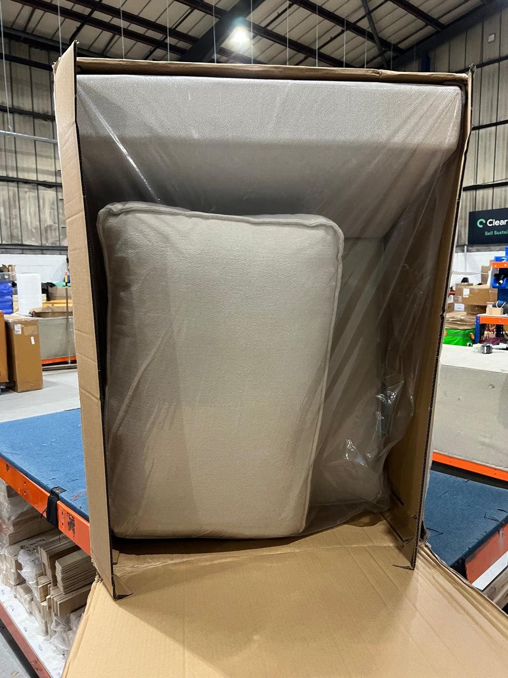 DUS-GOL-05104 Grade-B Dusk Modular Sofa Middle Piece - Ivory RRP £150 ...