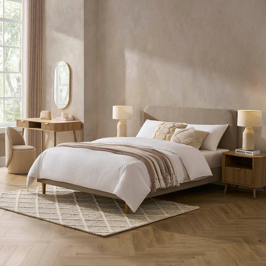 DUS-GOL-05324 Grade-B Dusk Ascot Bed Frame - Stone Grey RRP £199 ...