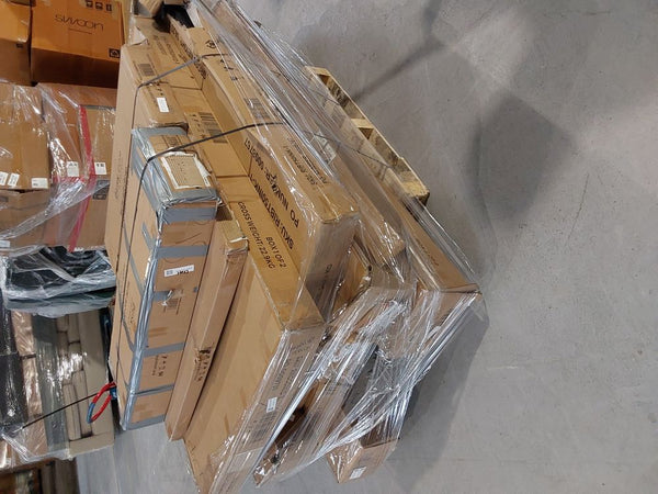 Lot of 8 x Dusk boxes of bedroom furniture grade-DOA Spares or repair ...